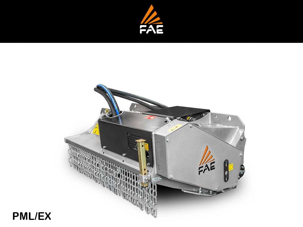FAE PML/EX forestry mulcher for mini-excavators, 11000 - 15000 lbs. ma