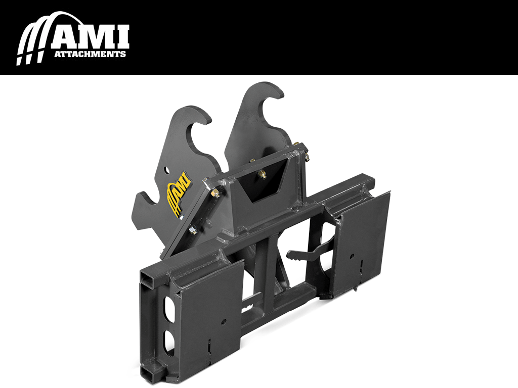 AMI Excavator to skid steer conversion adaptor
