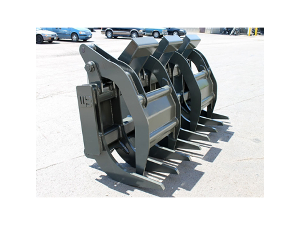 WERK-BRAU Grapple Rake for Wheel loaders 19,000 - 30,000 lbs. (class 2