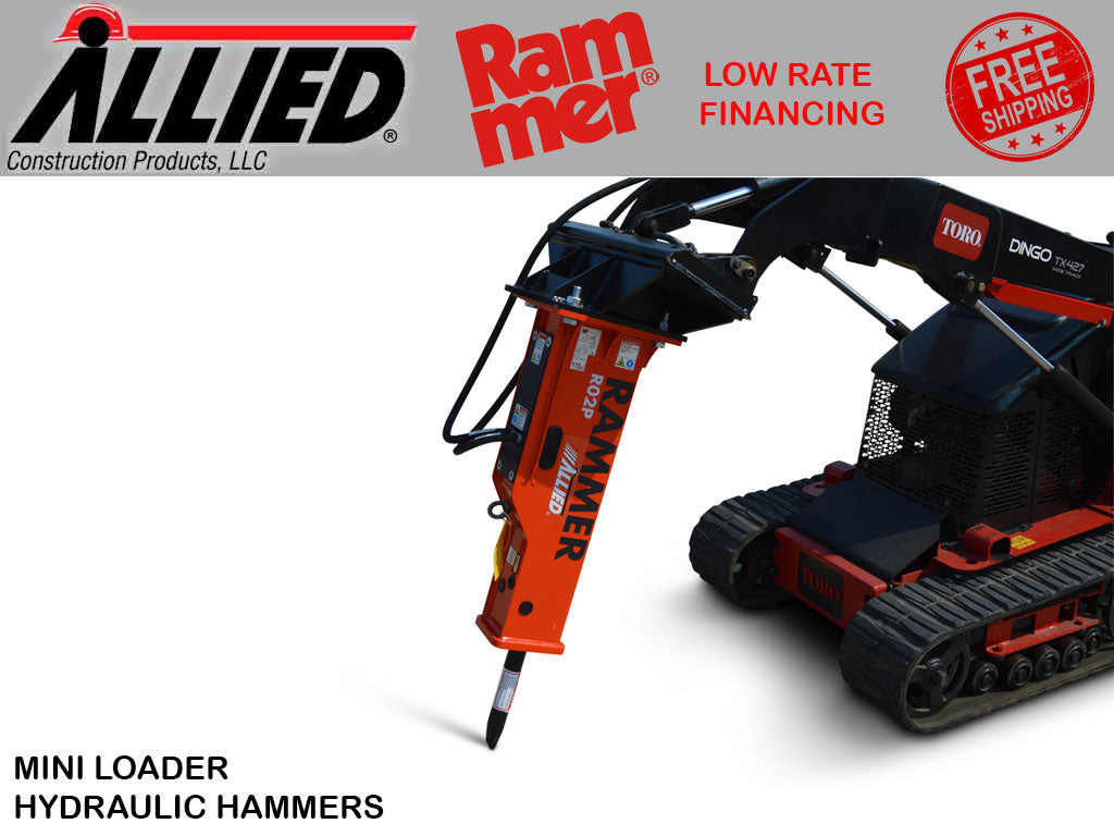 Allied Rammer Series Mini Loader Hydraulic Hammers