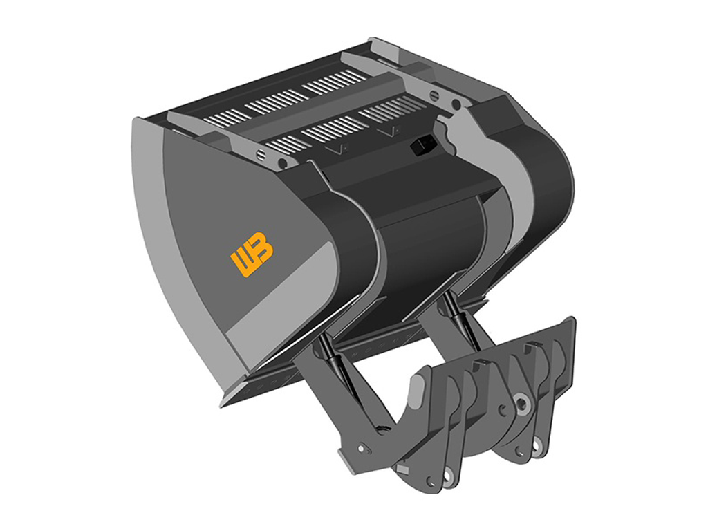 WERK-BRAU High Tip / Roll out Bucket for Wheel loaders 33,000 - 43,000