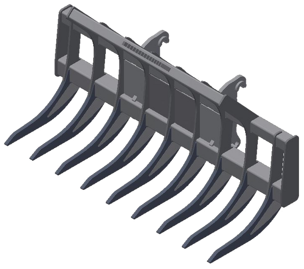 TAG Standard Loader Rakes for Wheel Loaders