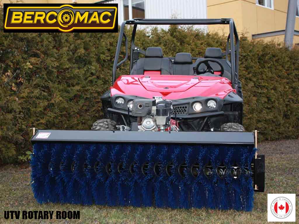 Universal Rotary Broom | UTV/ATV Sweeping Attachment | LEC