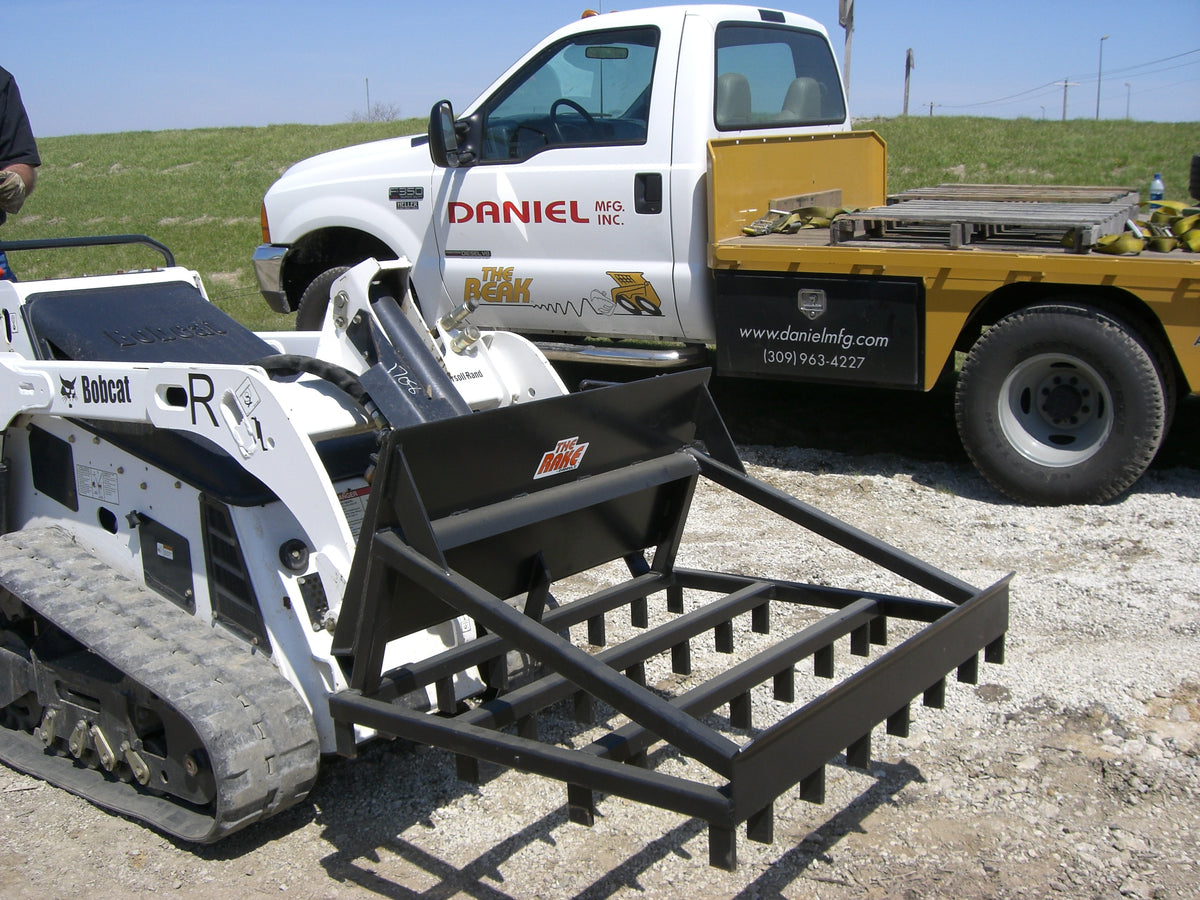DANIEL MFG rake for mini loader - Langefels Equipment Co LLC