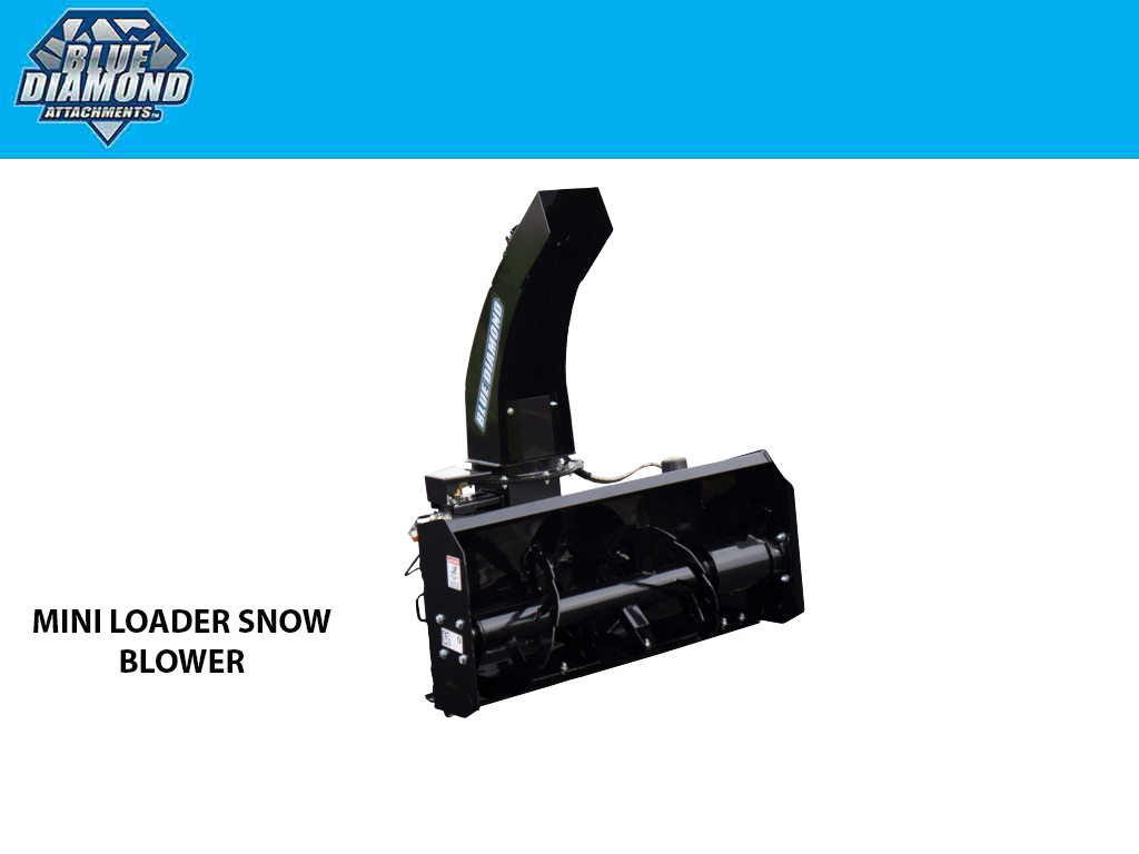 Snow Blower Attachments for Mini Loaders | LEC