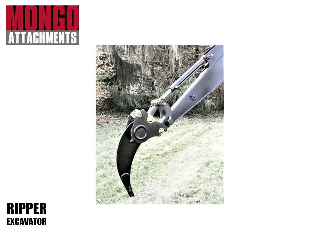 MONGO 37" ripper attachment for excavators 5000-13000 lbs. machines