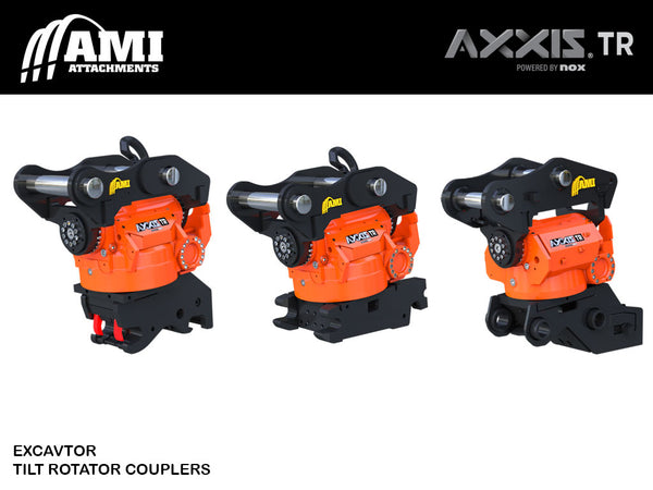 EXCAVATOR: TILT ROTATOR COUPLER