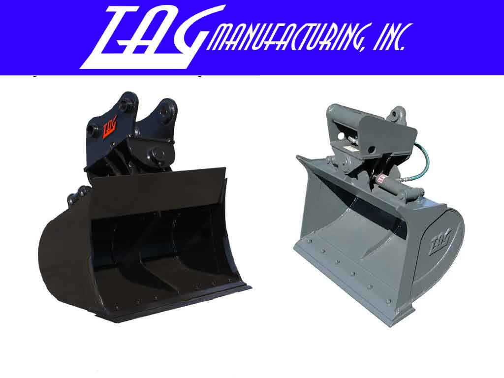 TAG tilt bucket for excavators pin on mountings