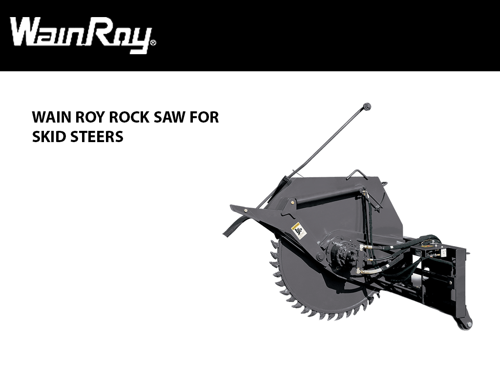 Rock Saws for Skid Steers | Concrete Cutting Attachments | LEC