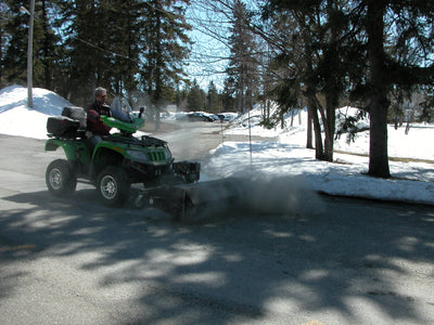 Universal Rotary Broom | UTV/ATV Sweeping Attachment | LEC