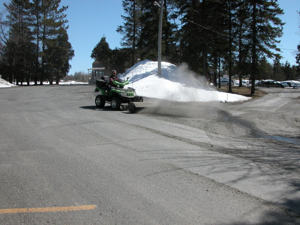 Universal Rotary Broom | UTV/ATV Sweeping Attachment | LEC